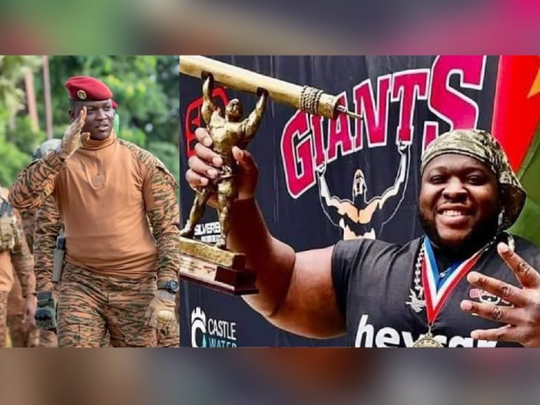 Le Capitane Ibrahim Traoré célèbre Iron Biby, le VDP le plus fort...